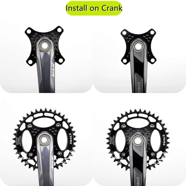 Stone Chainring Adapter Spider for Shimano Direct Mount To 104BCD ...