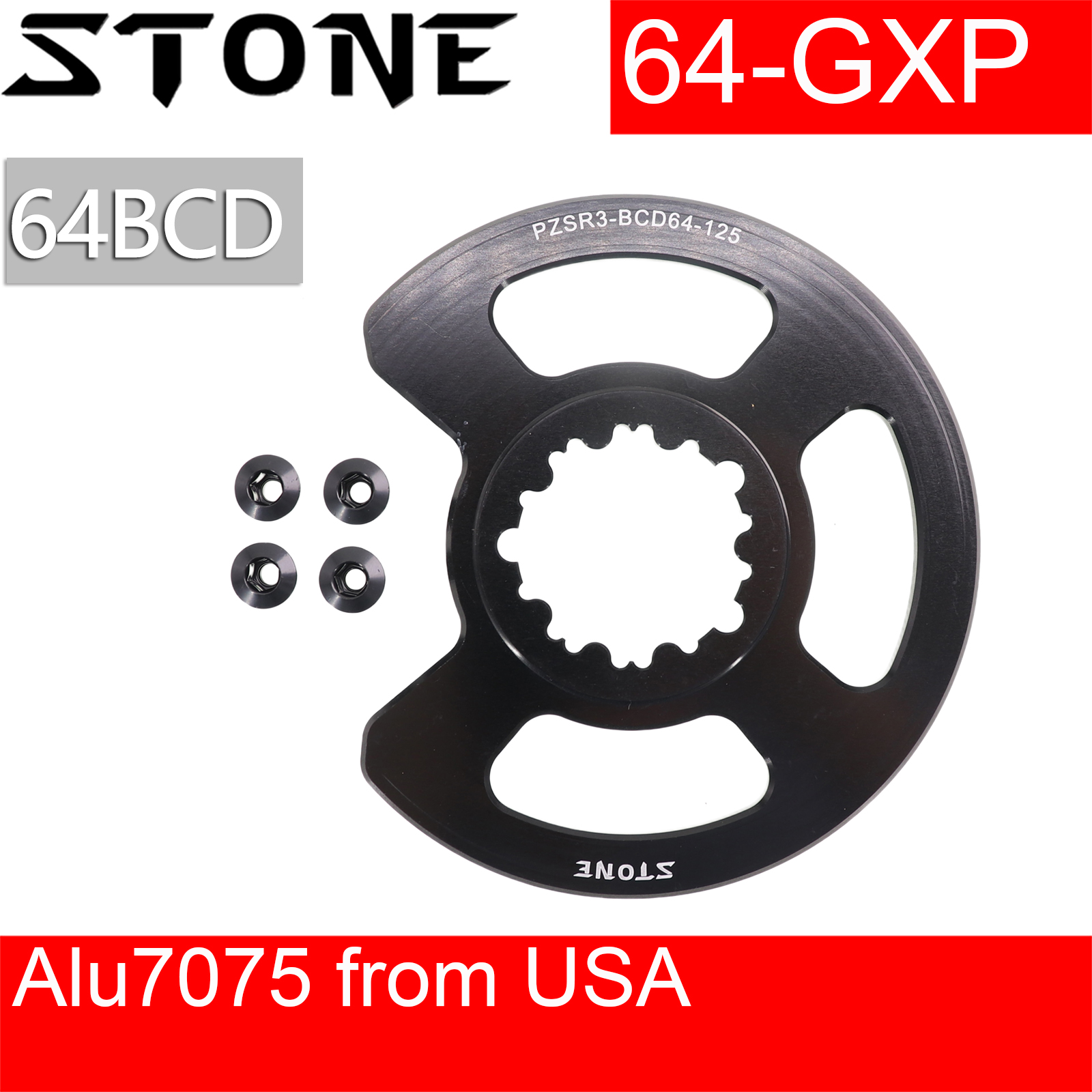 Stone Chainring Adapter Converter Spider with Guard GXP To 64BCD for Sram DUB XX1 Eagle GX X1 NX ...