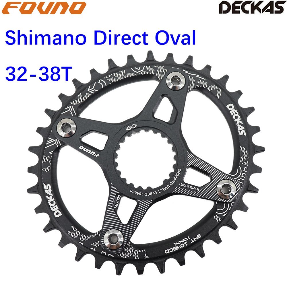 Deckas Chainring Oval for Shimano Direct Mount Spider adapter 12 speed M6100 M9100 M9120 M8100 ...