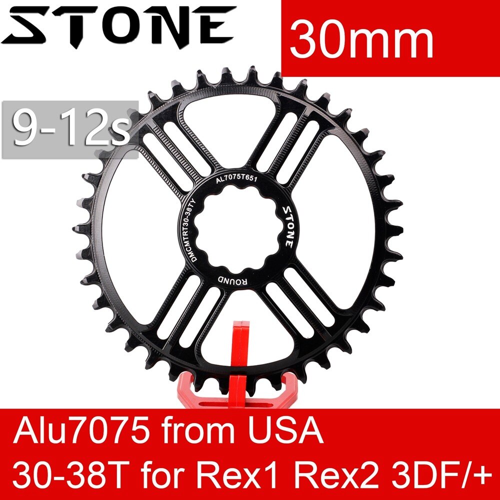 Stone Chainring 30mm axis for REX1.1 REX2.1 3df 3df+ Round 30T 32T 34 ...