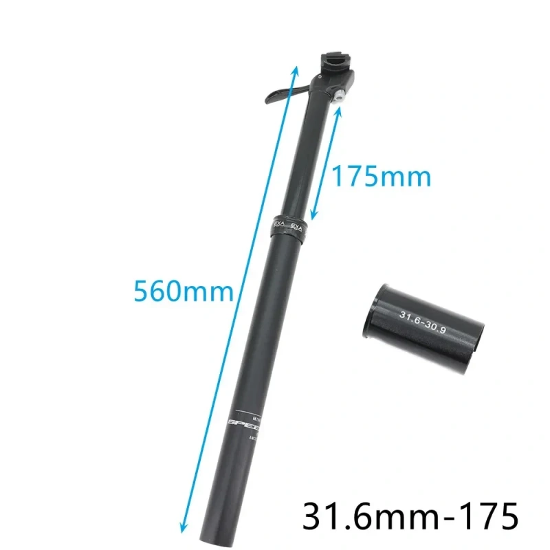 Kindshock Dropper Seatpost Manual Travel 175mm 125 150 Height ...