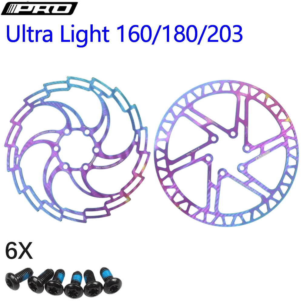 IIIPRO Bike disc brake oil slick stainless steel MTB road bike 160 180 ...