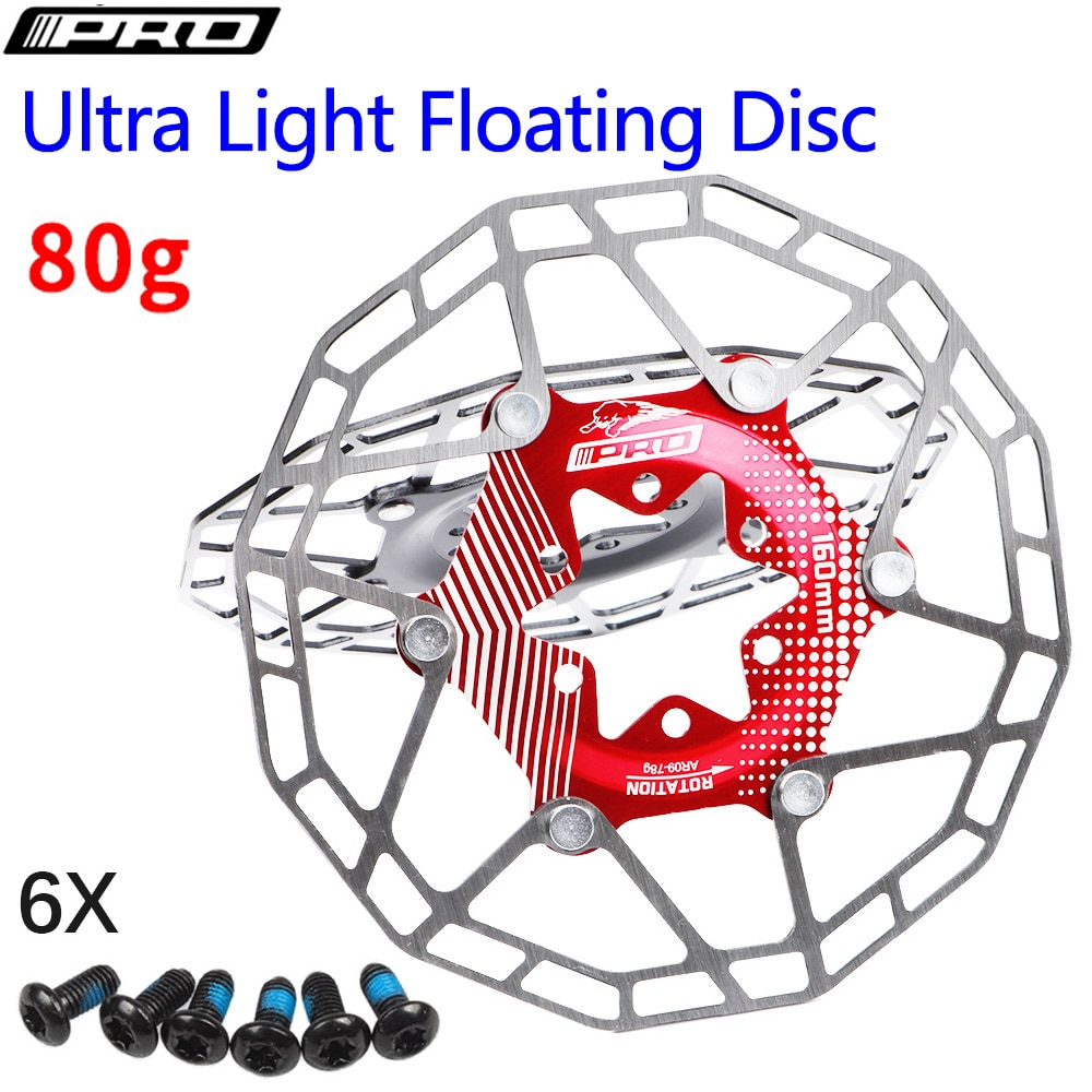 IIIPRO Bike Brake Disc MTB Floating Disc Lightweight Ultralight 160mm ...