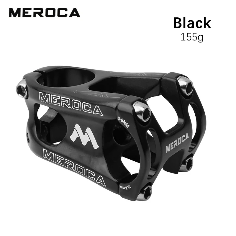 MEROCA Mountain Bike Short Stem Lightweight Hollow Stem Aluminum Alloy ...