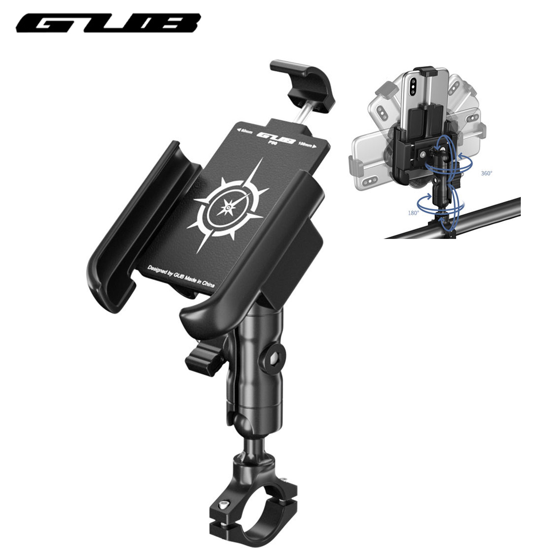 GUB P50 big Bike Phone Mount Bicycle Handlebar Cell Phone Holder ...