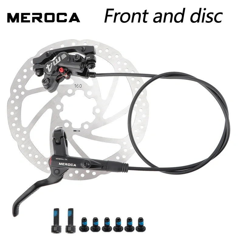 Meroca Bike Brake 4 piston cylinder Hydraulic MTB Brake brake oil ...