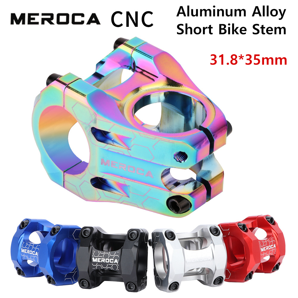 Meroca Mountain Bike Ultralight Short Bike Stem 31.8*35mm Aluminium ...