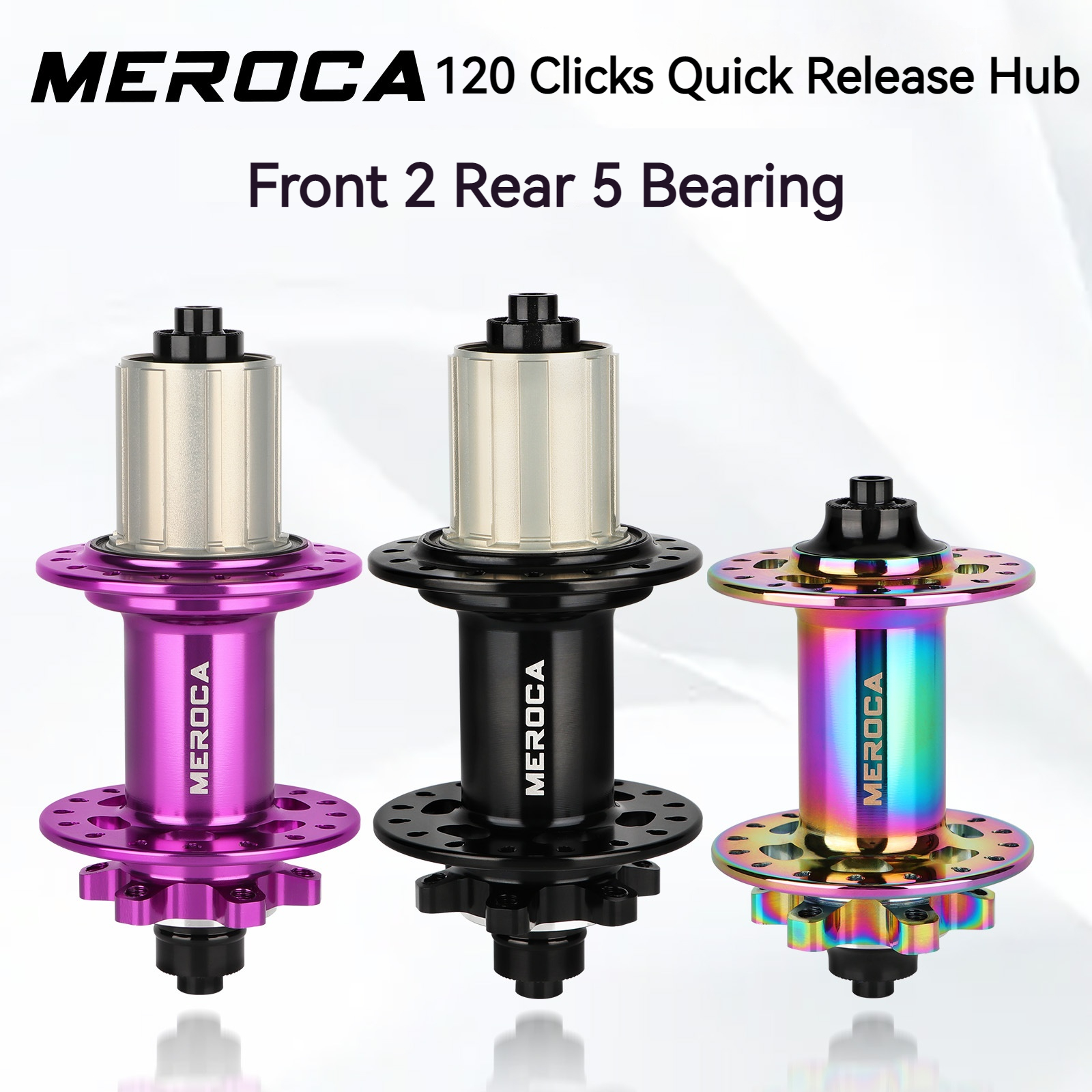 MEROCA 5 Bearing Hub Mountain Bike Disc Brake Hub Quick Release 32-hole ...