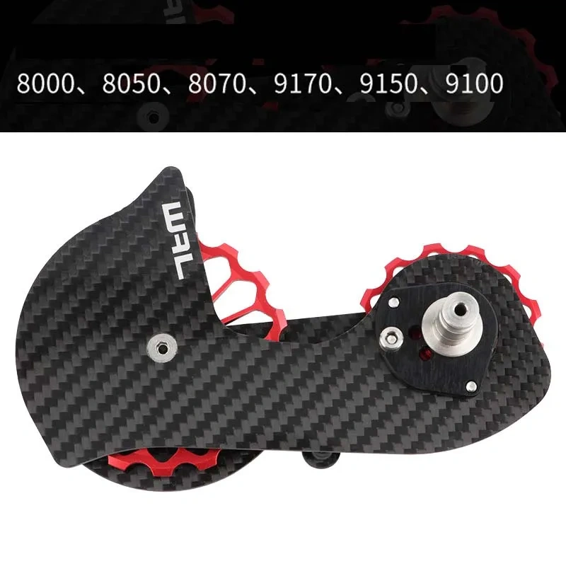 Road Bike Rear Derailleur Carbon Fiber Ceramic Bearing 17T Pulley Guide Wheel R5800 R6800 R7000 ...