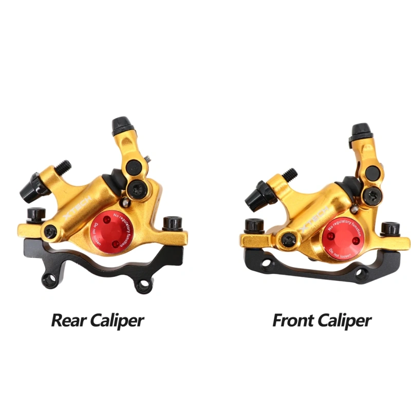 ZOOM Bike Brake Calipers Hydraulic Oil Mtb Disc Brake Front Rear Hb100 ...