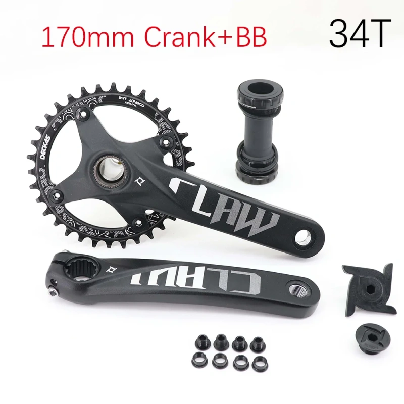 Prowheel Crankset MTB Crank 104BCD Claw Deckas Chainring 170mm 175mm ...