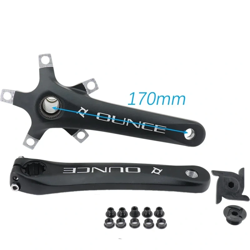 Prowheel OUNCE Road Bike Crankset 110BCD 170mm 172.5mm Snail 2x ...