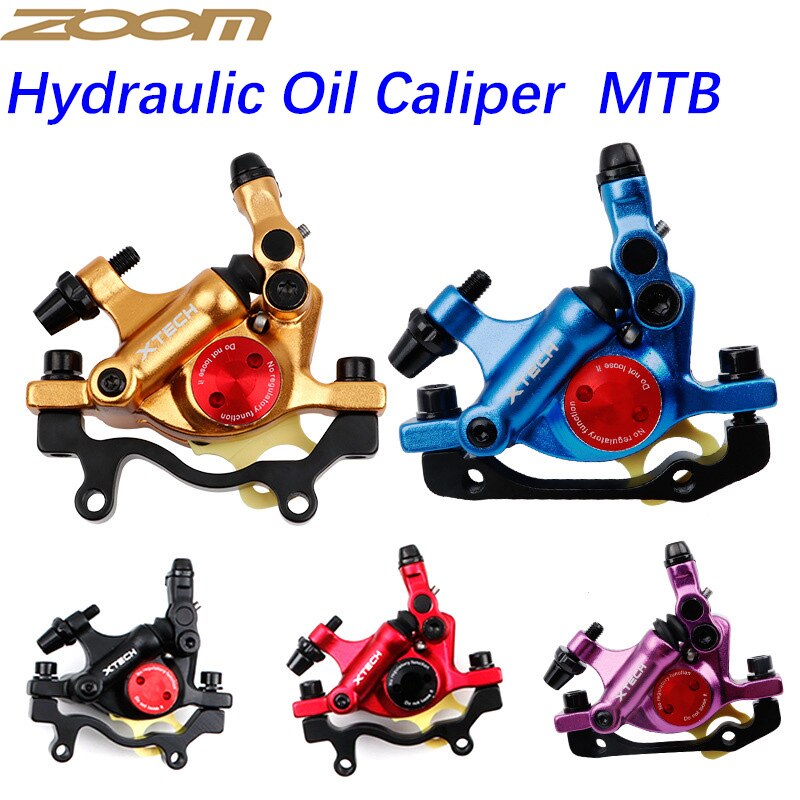 ZOOM Bike Brake Calipers Hydraulic Oil Mtb Disc Brake Front Rear Hb100 ...
