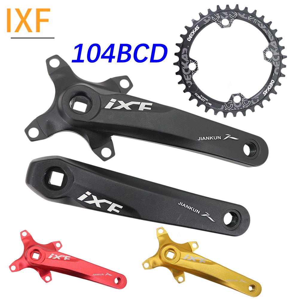 IXF MTB Crankset square Bike Crank 104bcd Deckas chainring 170mm 175 ...