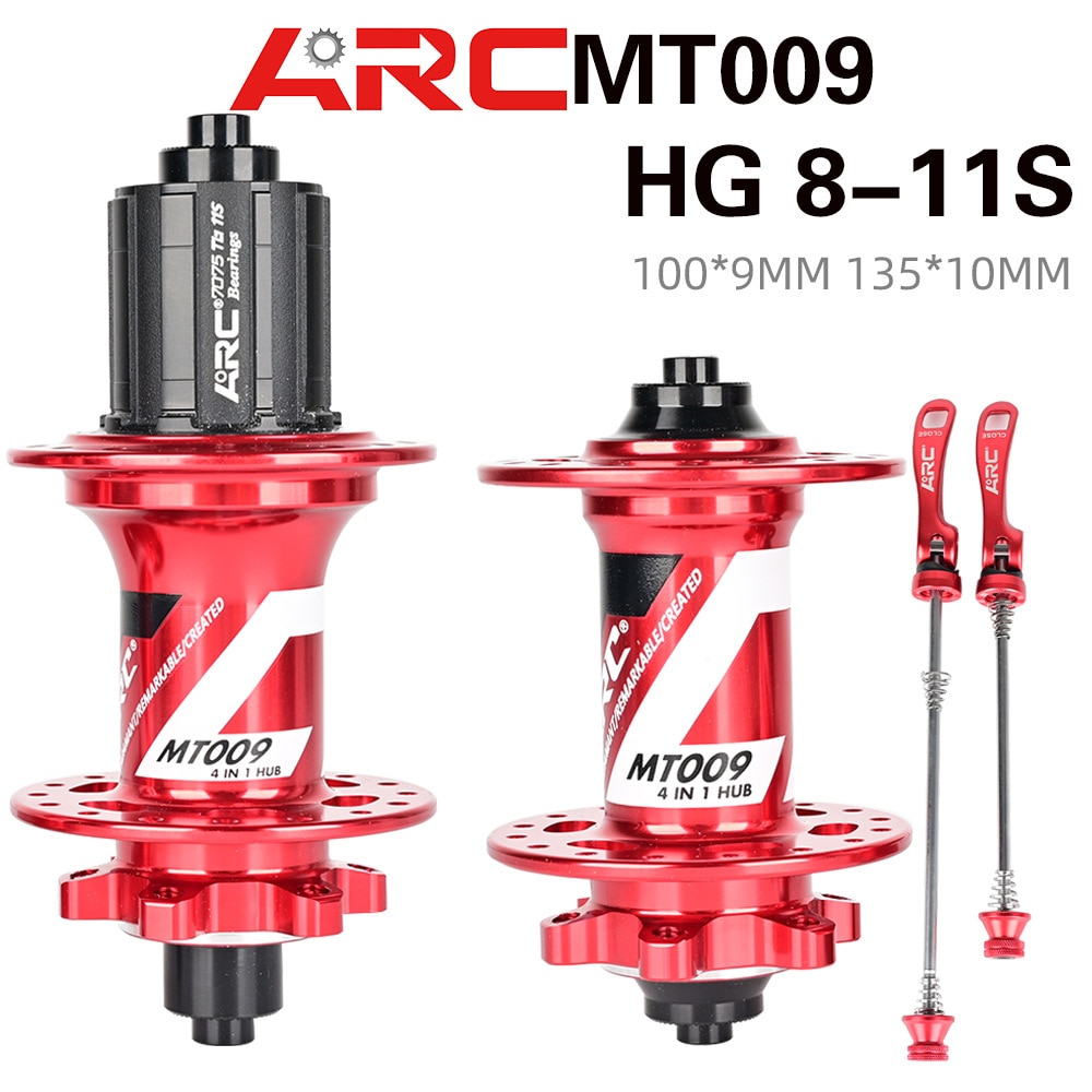 ARC Bike bearing Hub 6 paws Mountain Bike Hub MT009 HG 28 32 36 Holes ...