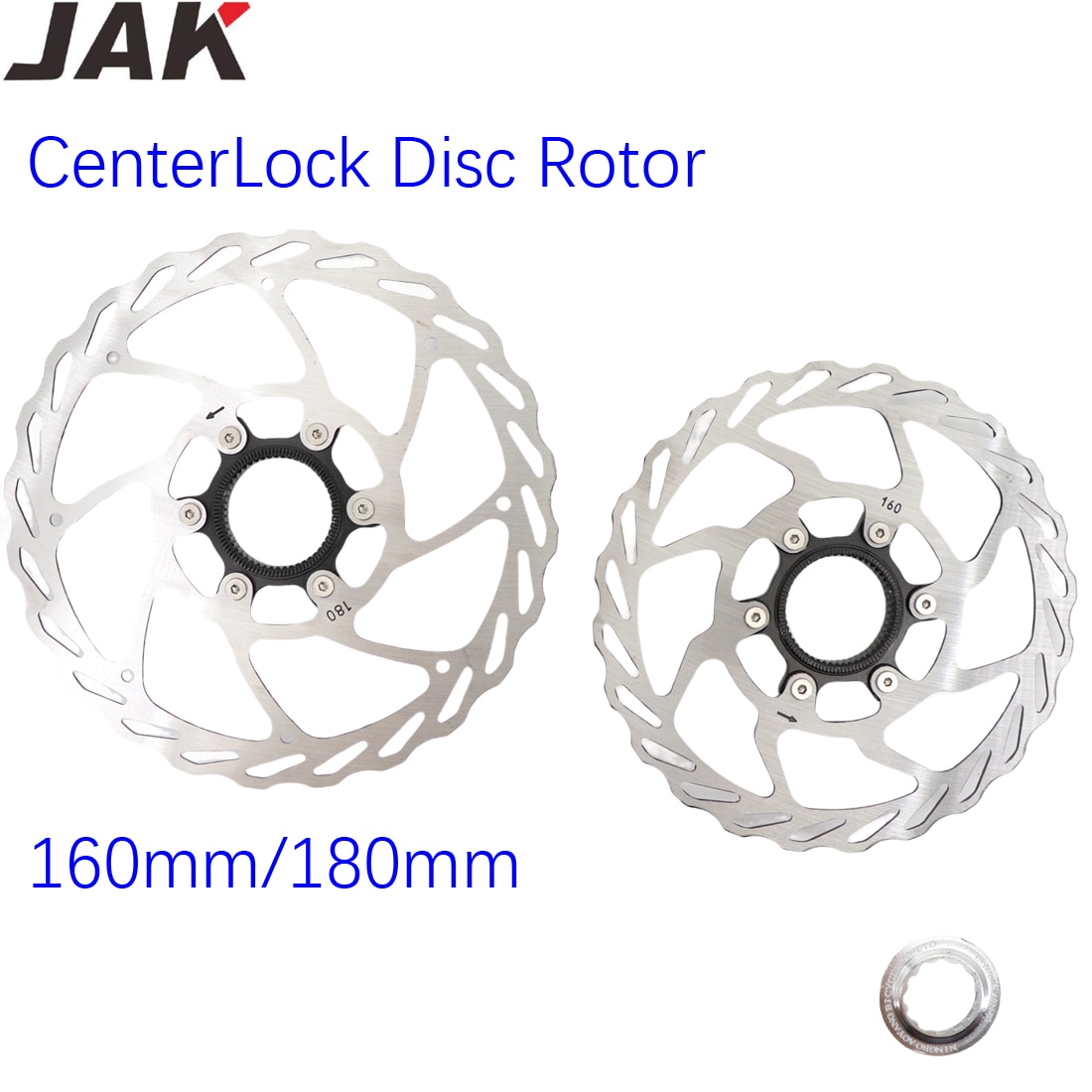 Centerlock brake disc rotor 160mm 180mm center lock bike MTB brake disc ...