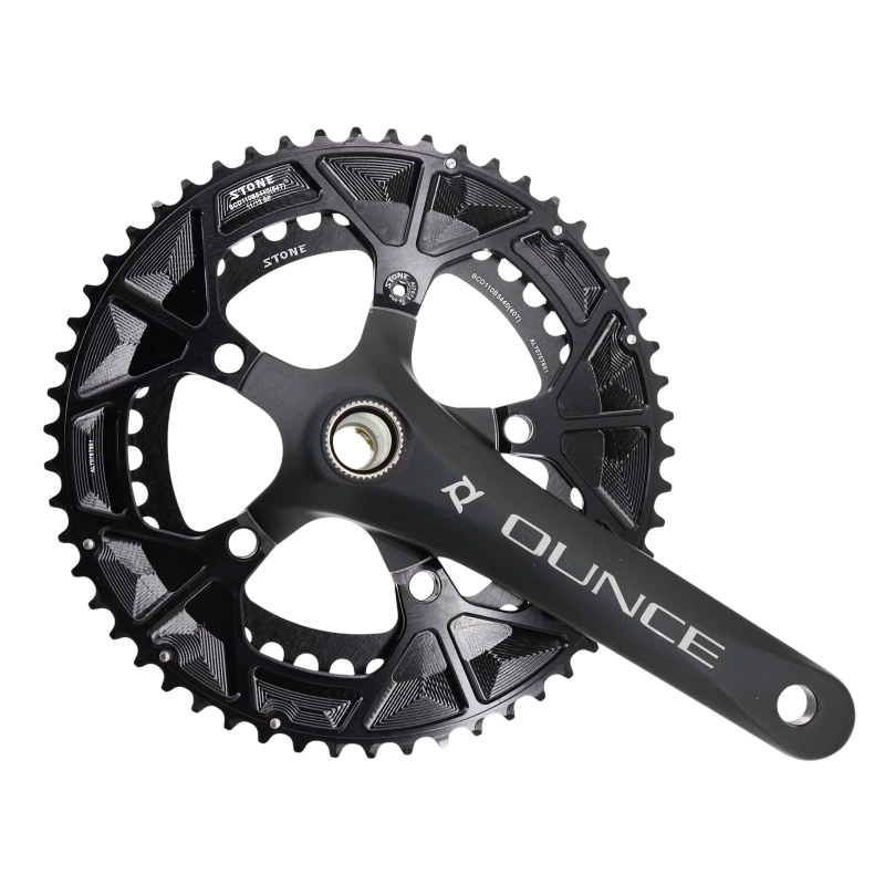 Stone 110bcd Round Double Chainring for Shimano 12S 5 Bolts Crank 12 ...