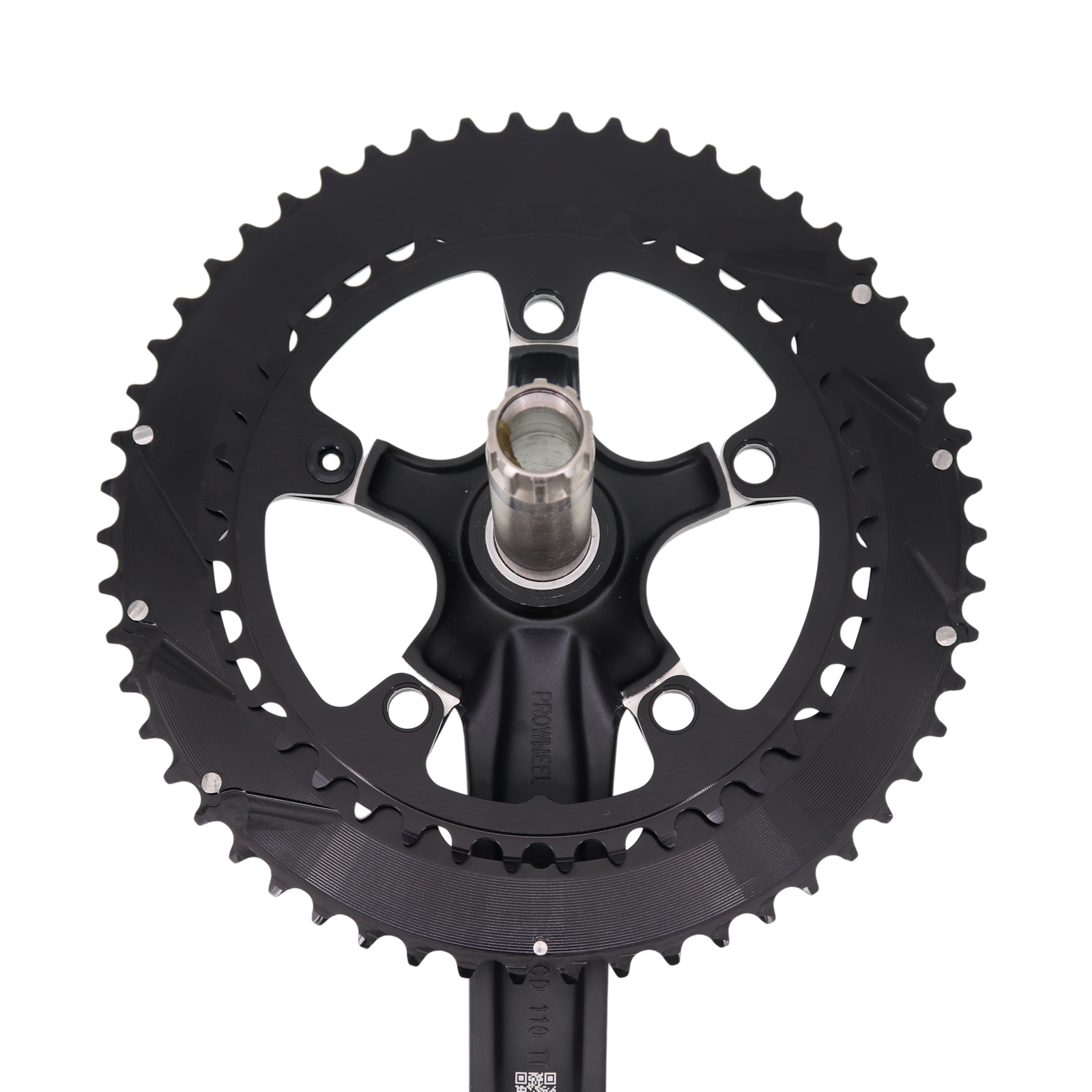 Stone 110bcd Round Double Chainring for Shimano 12S 5 Bolts Crank 12 ...