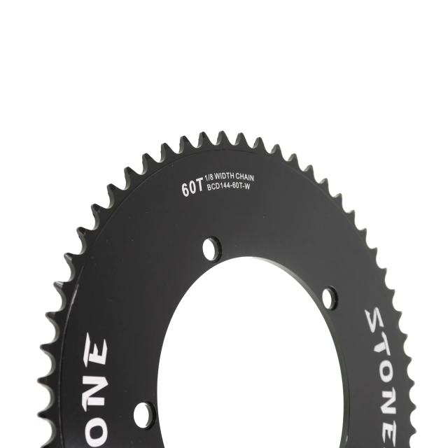 Stone Chainring 144 BCD Track Bike Fixie Aero Fixed Gear Round 42T 46T ...