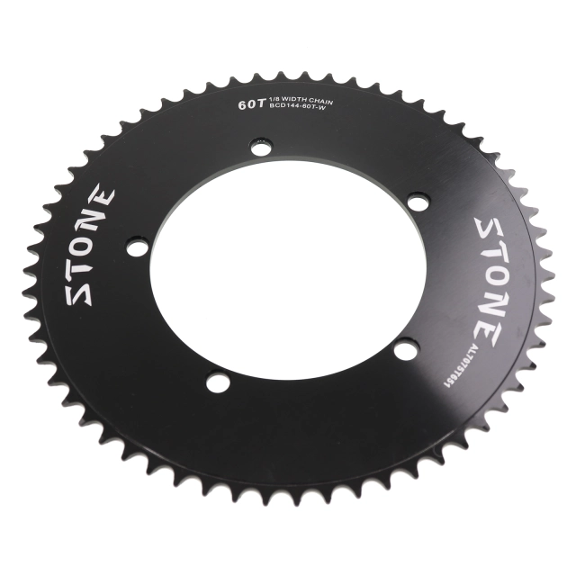 Stone Chainring 144 BCD Track Bike Fixie Aero Fixed Gear Round 42T 46T ...