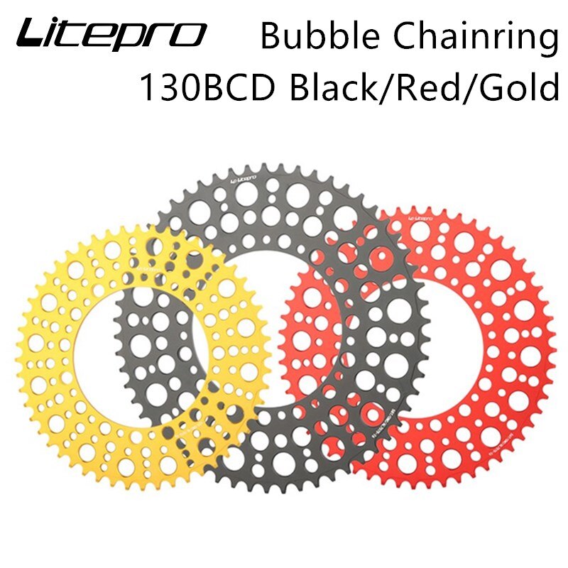 LP Litepro Bubble Chainring 130 BCD Folding Bike Narrow Wide Super ...