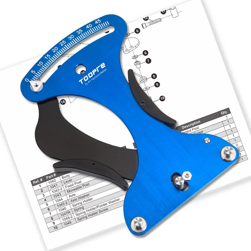 TOOPRE Bicycle Spoke Tension Meter Wheel Alignment Tool Rim Tension ...