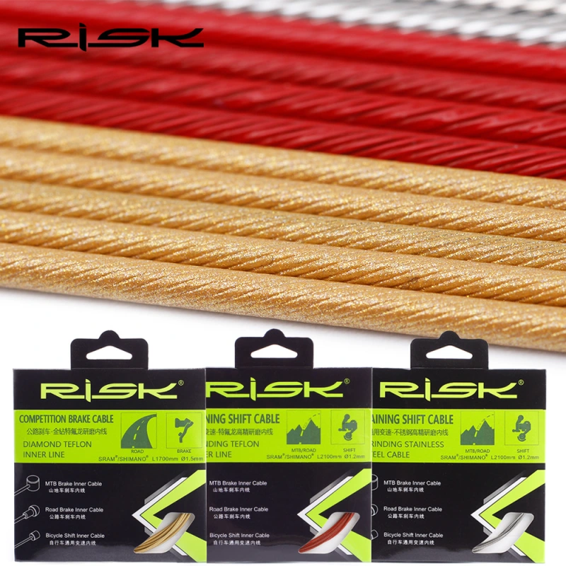 RISK Bicycle Stainless Steel Gear Cable Polished Inner Cable