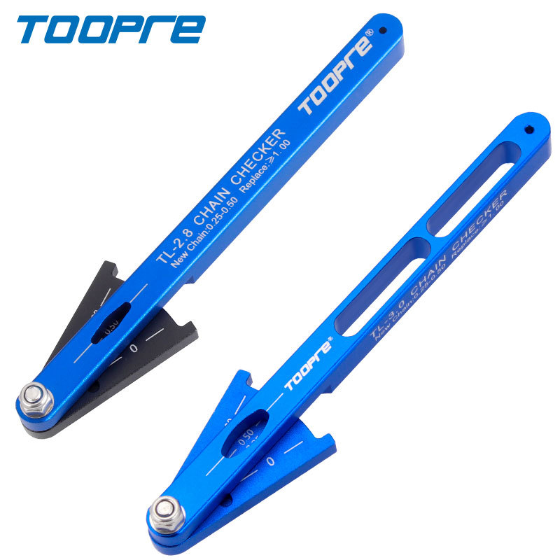 TOOPRE Bicycle Chain Wear Measurement Gauge Mountain and Road Bike ...
