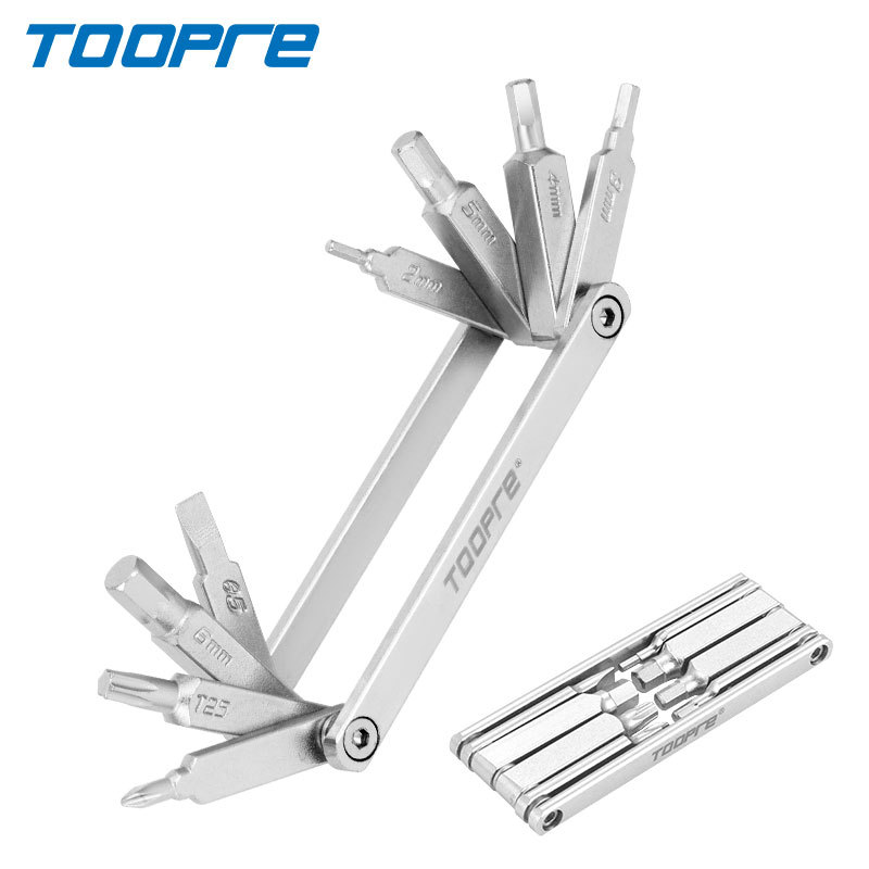 TOOPRE Bicycle Repair Tool Kit for Mountain Bikes Multi-functional ...