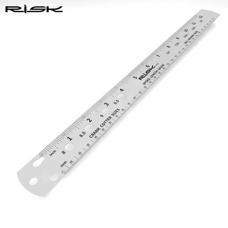 RISK Bicycle Spoke Tool Spoke Length Measurement Gauge Hub Axle ...