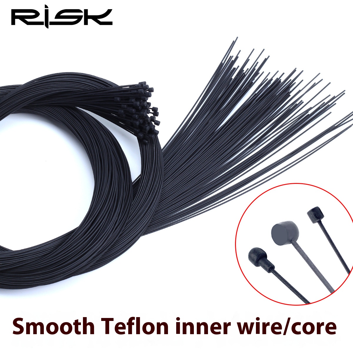 RISK Teflon Inner Cable Core Mountain Road Bike Iron Teflon Brake ...