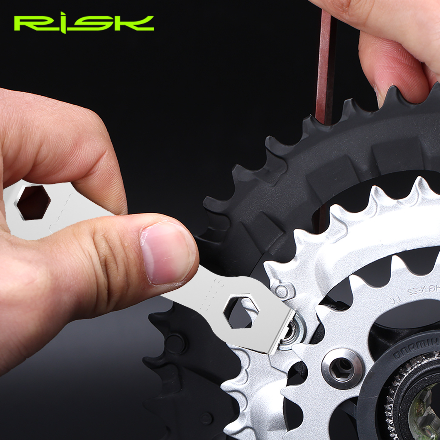 RISK Mountain and Road Bike Crankset Wrench Flathead Screw Tool ...