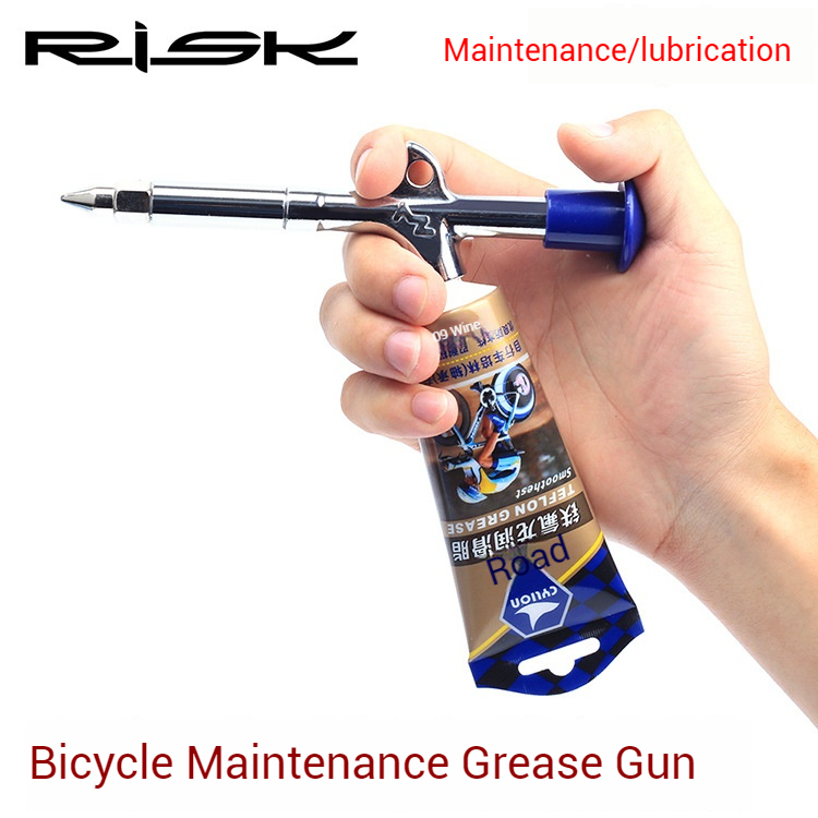 RISK KENWAY Mountain Bike Hub Grease Gun with PTFE Grease Injector ...