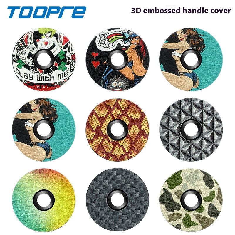 TOOPRE Bicycle Headset Cap Mountain Road Bike Stem Top Cap Ultralight ...
