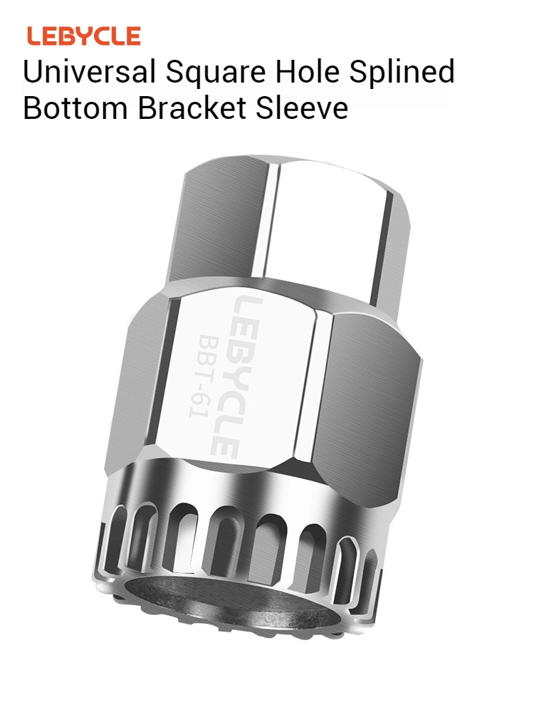 LEBYCLE Shop-Level Square Hole Bottom Bracket Sleeve Universal Square Hole Bottom Bracket ...