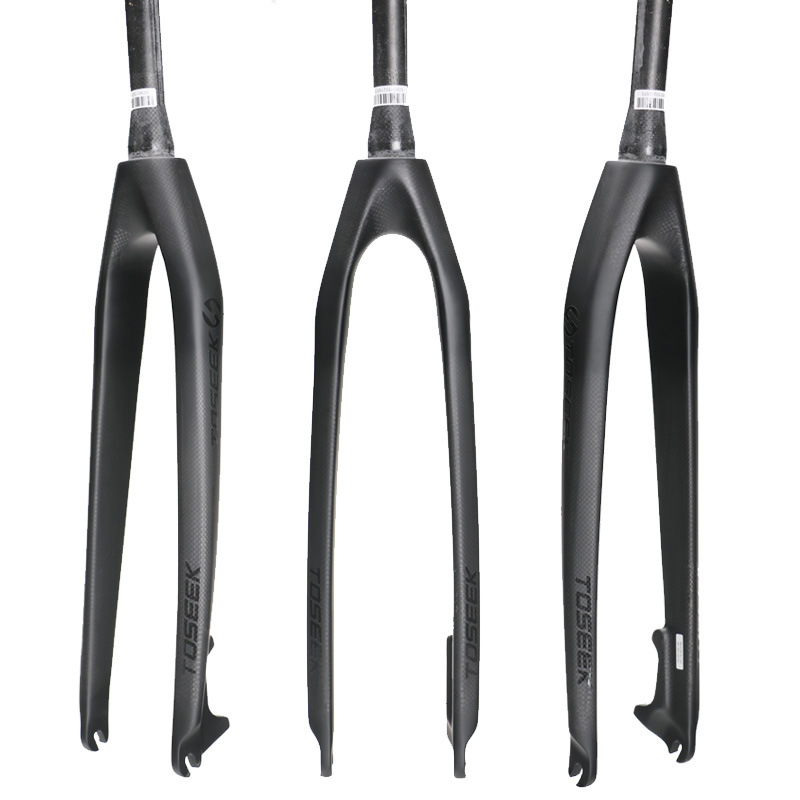 TOSEEK Carbon Fiber Mountain Bike Fork - Rigid Disc Brake 26/27.5/29 ...