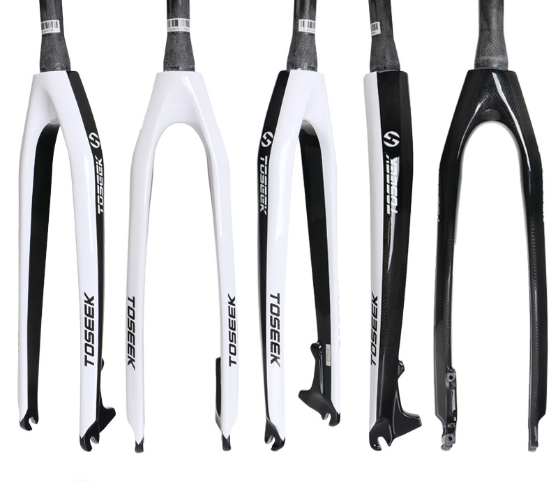 TOSEEK Carbon Fiber Mountain Bike Fork - Rigid Disc Brake 26/27.5/29 ...