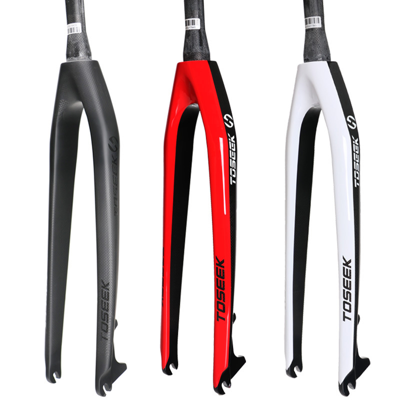 TOSEEK Carbon Fiber Mountain Bike Fork - Rigid Disc Brake 26/27.5/29 ...