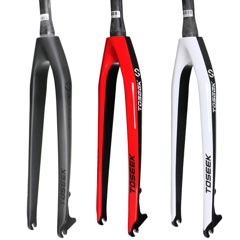 TOSEEK Carbon Fiber Mountain Bike Fork - Rigid Disc Brake 26/27.5/29 ...