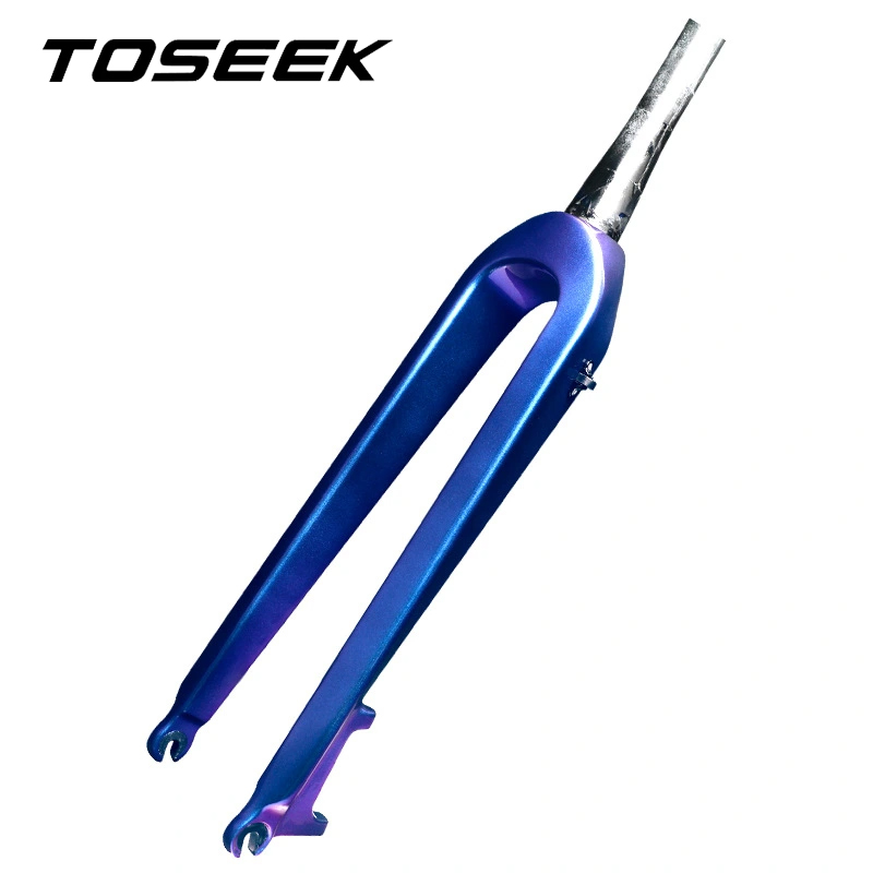 TOSEEK Carbon Fiber Tapered Mountain Bike Fork Disc Brake Color ...