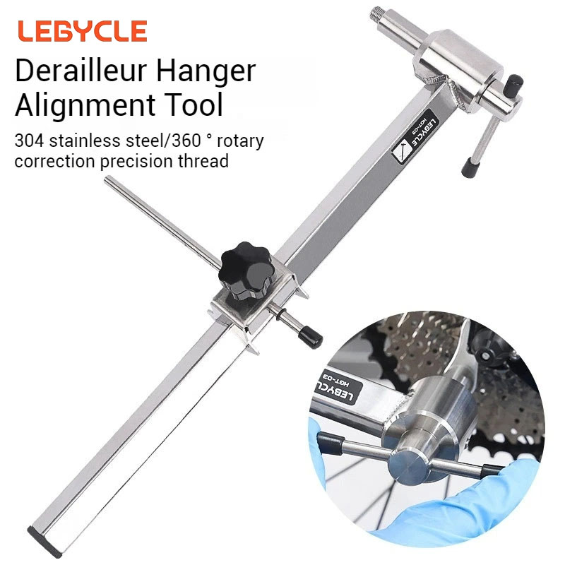 LEBYCLE Stainless Steel Rear Derailleur Hanger Alignment Tool for ...