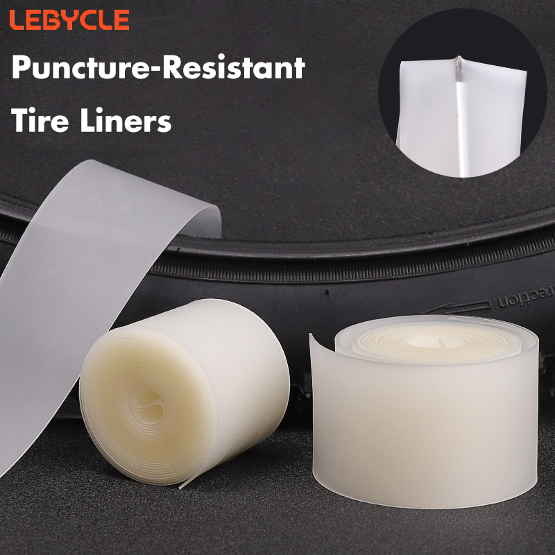 LEBYCLE Road and Mountain Bike Puncture-Resistant Tire Liners 26/27.5/ ...