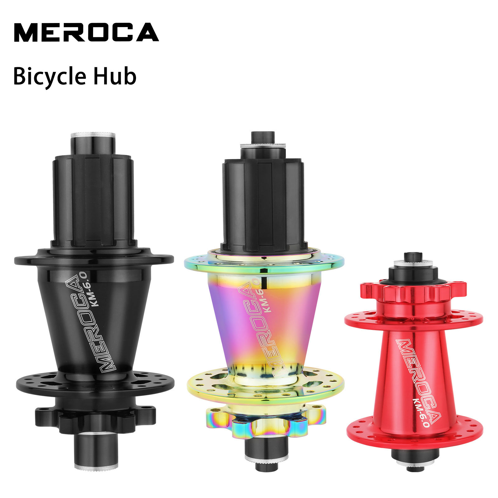 MEROCA KM6.0 Mountain Bike 5-Bearing Hub Disc Brake Hub Quick Release ...