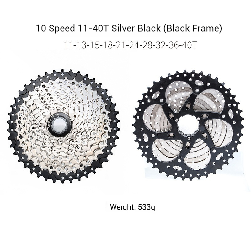 SUNSHINE-SZ Mountain Bike HG Cassette Flywheel 10 20 30-Speed 11-34 40 42 46 50T Gears