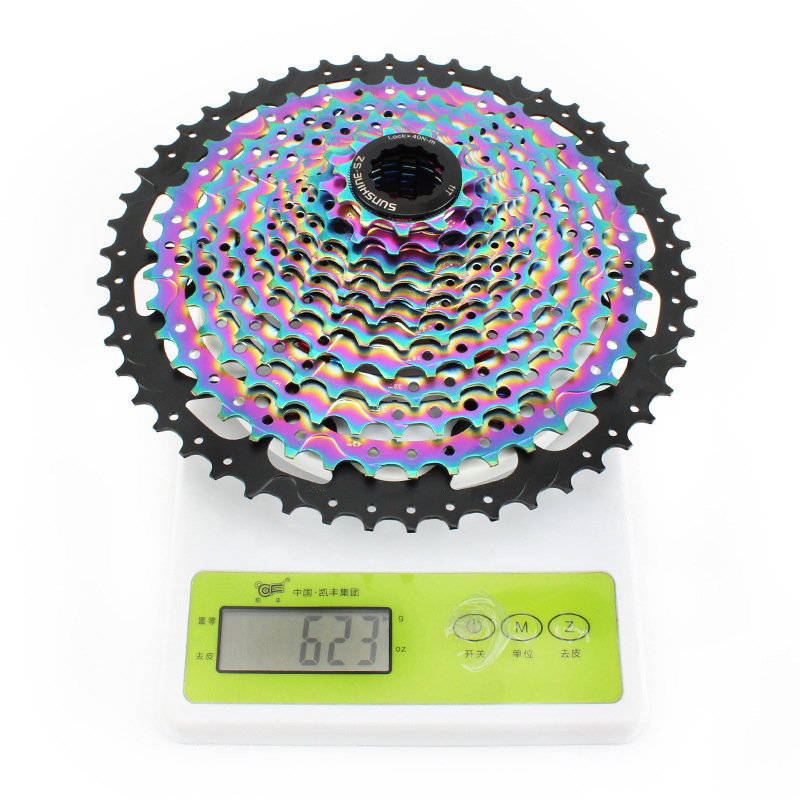 SUNSHINE Mountain Bike MTB Cassette Freewheel HG Rainbow Color 11/12 ...