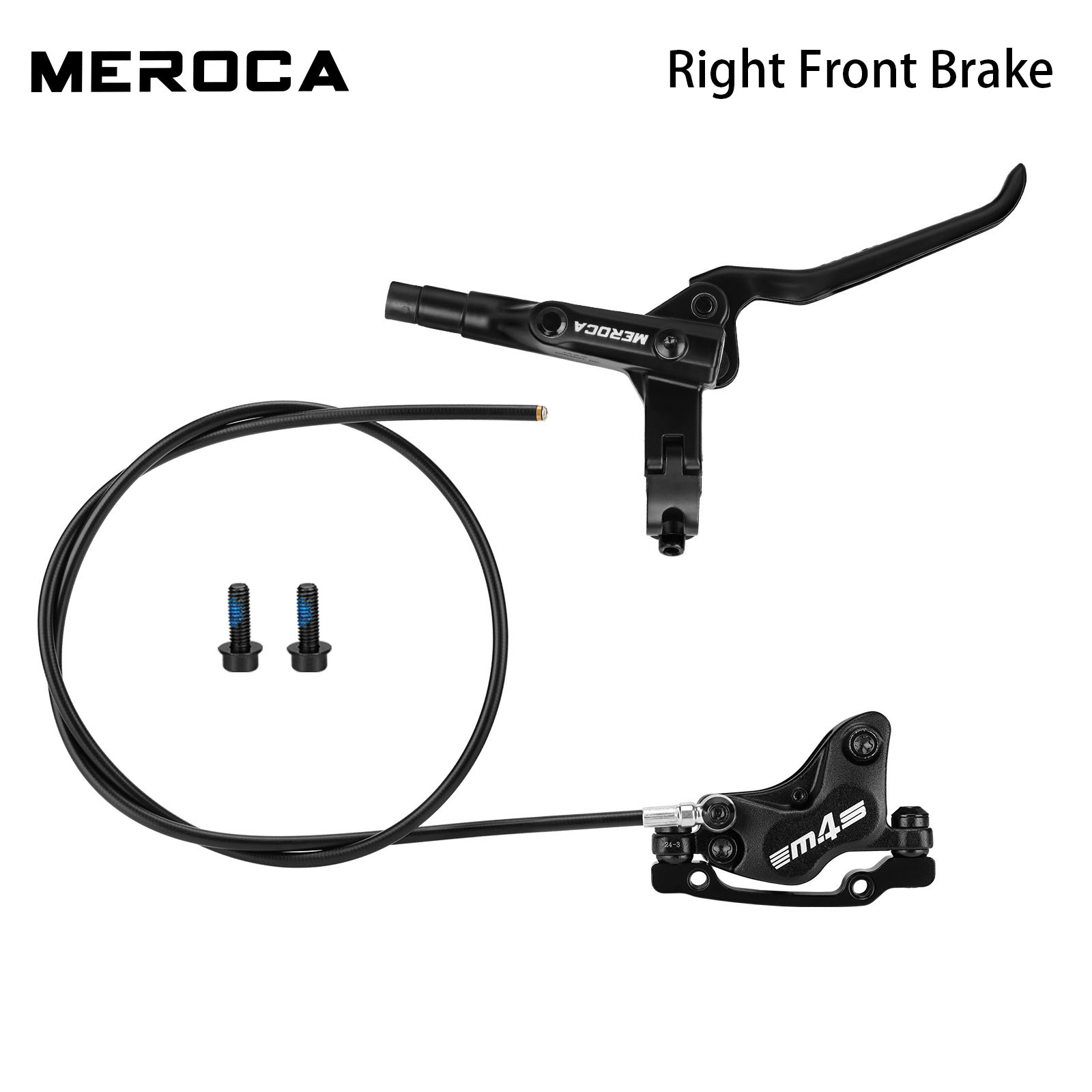 MEROCA M4S 4-Piston Mountain Bike Hydraulic Disc Brakes Front 850mm ...