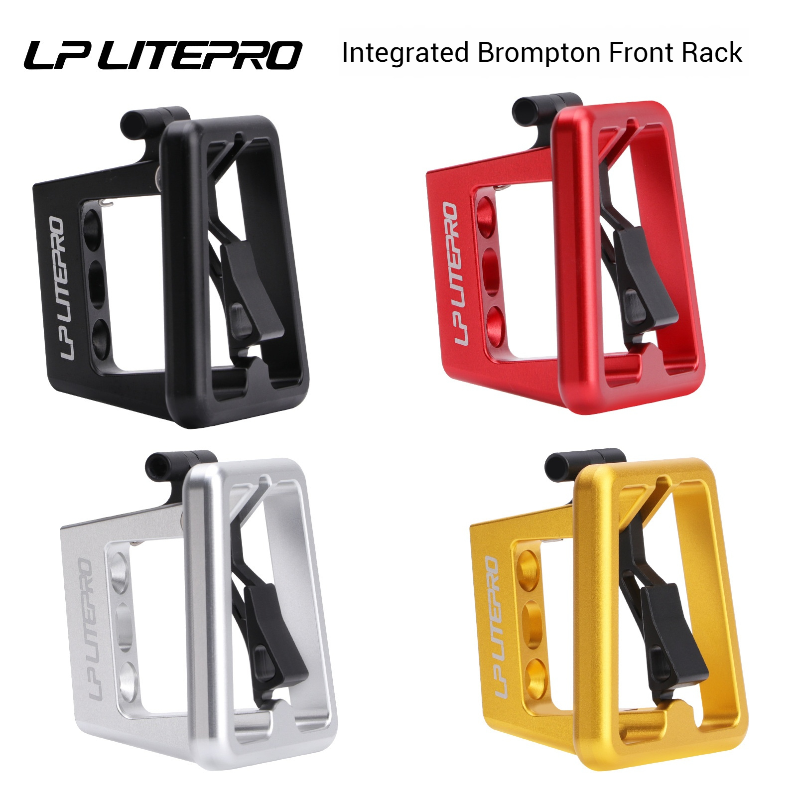 LP Litepro Brompton Dahon Folding Bike Integrated Pig Nose Rack ...