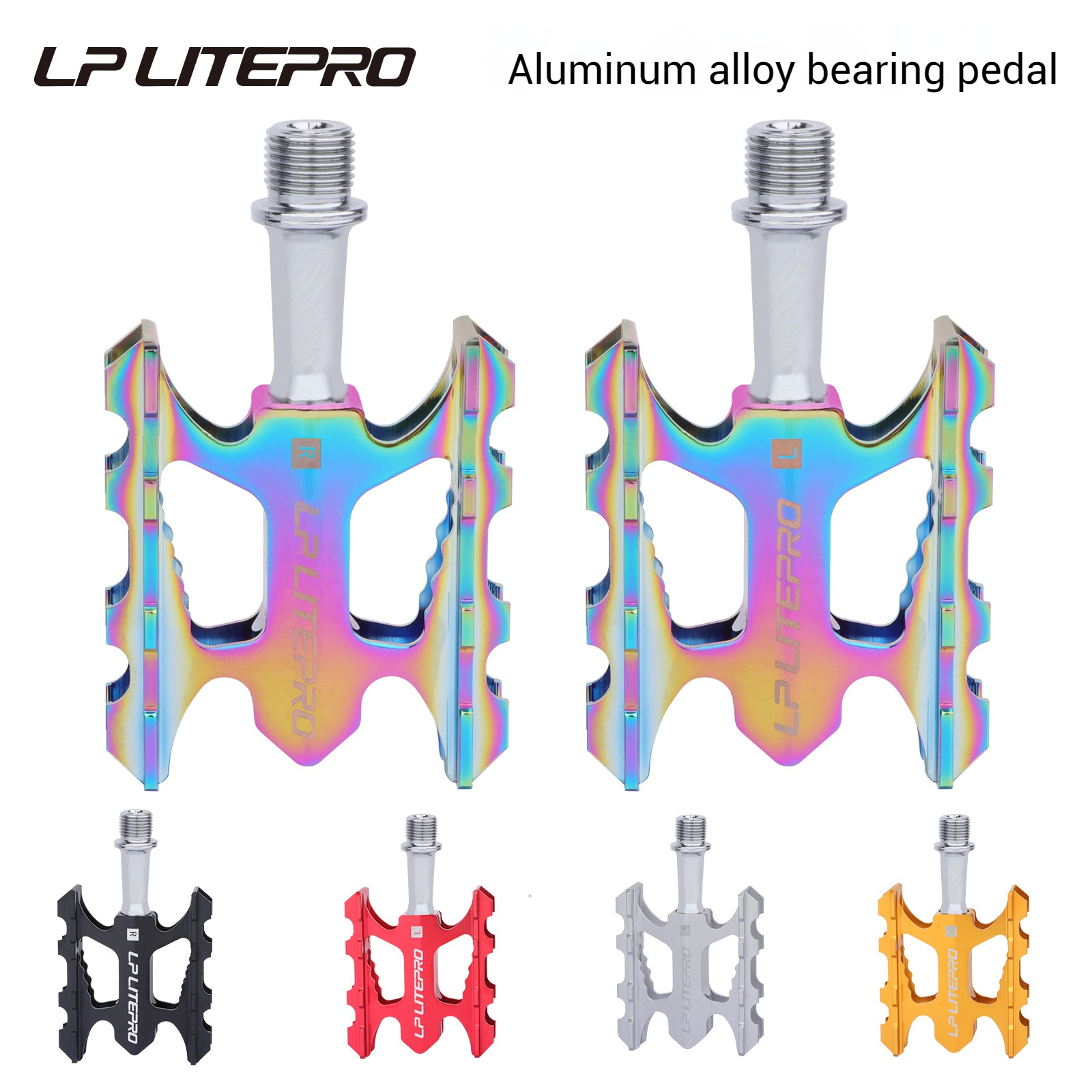 LP Litepro Folding Bike Pedals K3 Bicycle Pedals Lightweight Aluminum ...