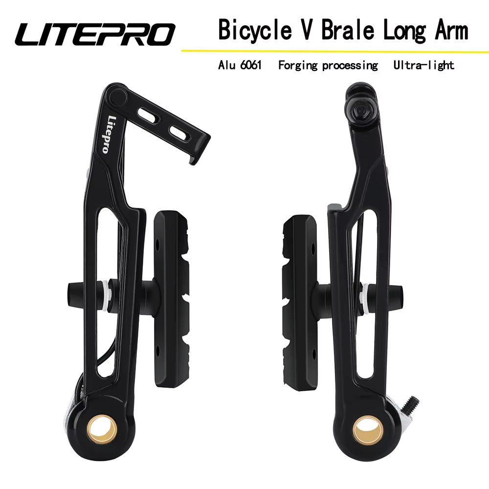 LP Litepro Folding Bike V Brake Caliper 110mm Ultralight Aluminum Alloy Long Arm 451 Wheelset ...