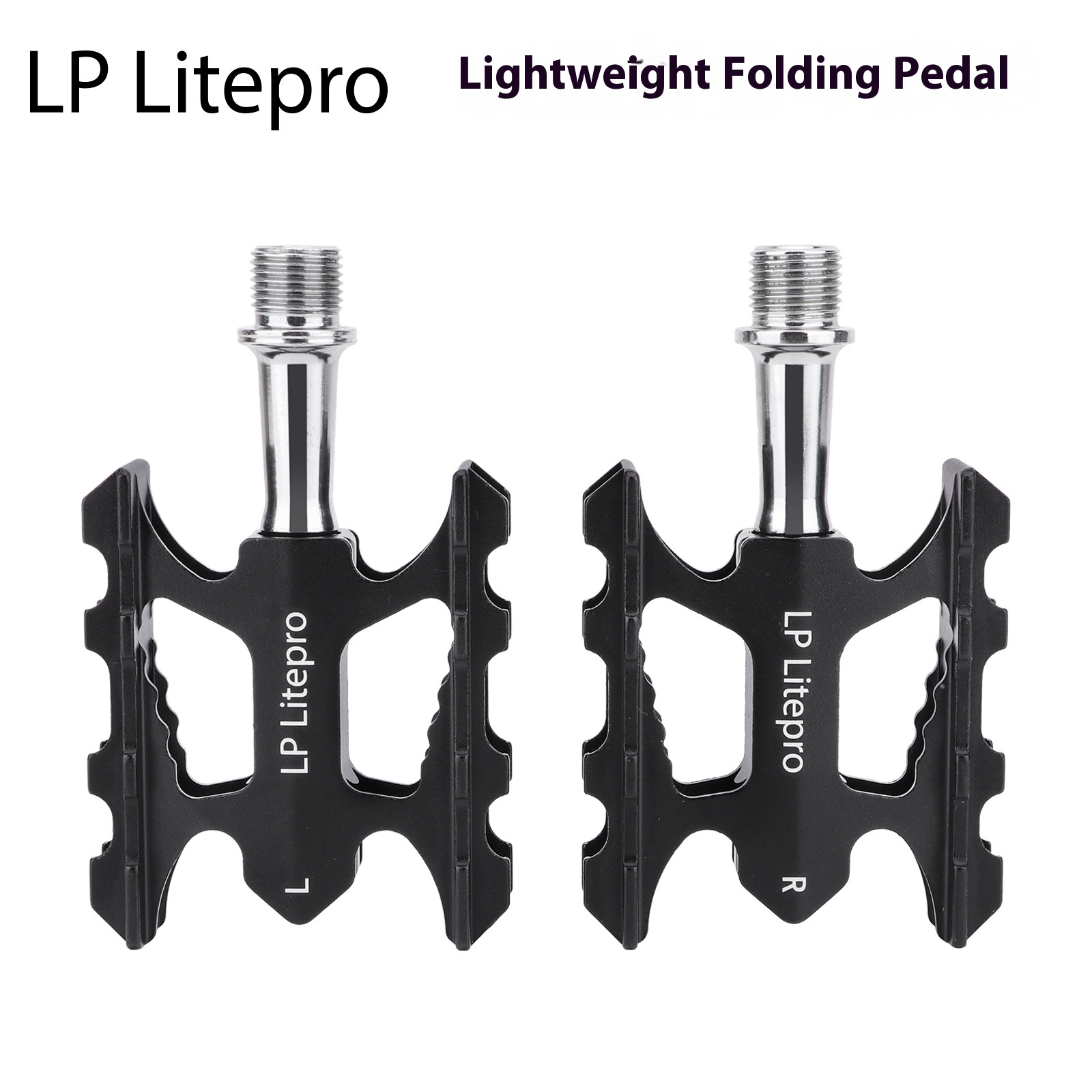 LP Litepro Bicycle Pedals Folding Bike Pedals DU + Bearing Aluminum ...